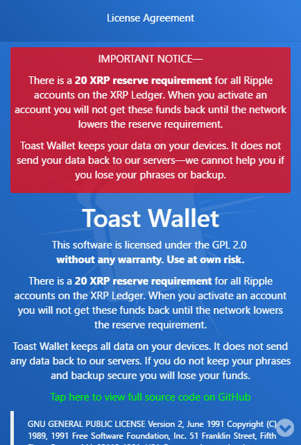 【リップル】デスクトップ版Toast Walletのインストールから使い方と、Binanceからの送金方法 | VanBlog